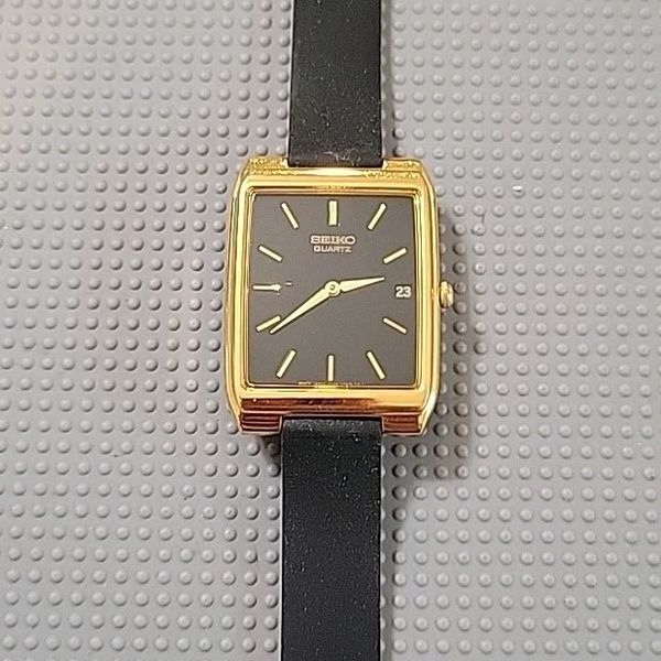 Men's Seiko Quartz Date Tank Steel Watch! 7N29-5B29! New Battery & Silicone Band | WatchCharts ...