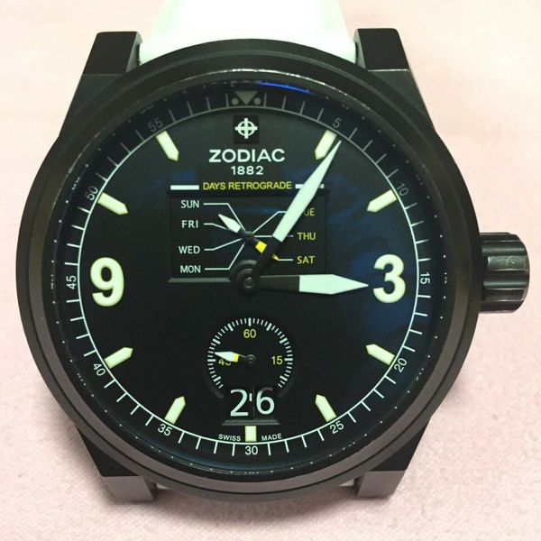 zodiac ZMX-04 ZO8563 watch Swiss movement rubber straps unique design ...