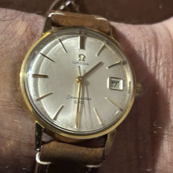 omega seamaster 600 gold plated cal 610 rare watch Nice Condition ...