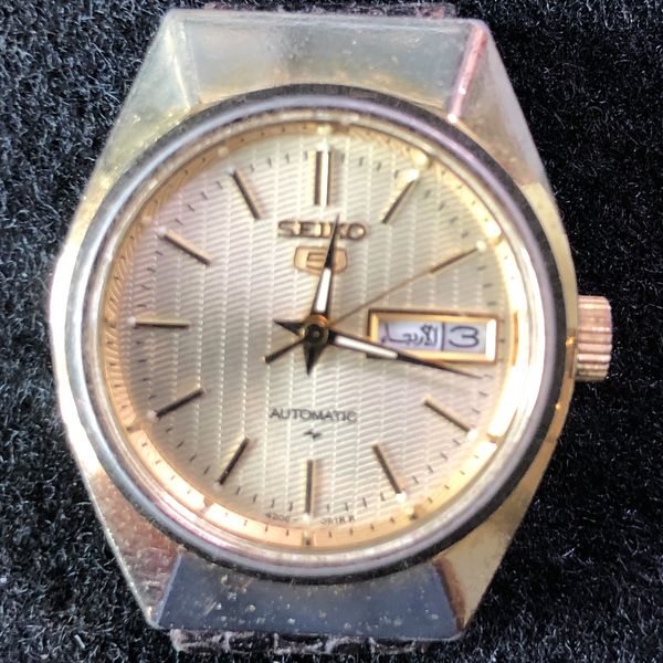 Vintage Seiko 5 4206-0200 Automatic Women's Watch Gold Case Runs ...