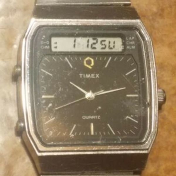 Vintage Timex V Cell LCD Digital and Analog Watch working | WatchCharts ...