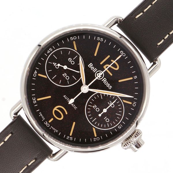 Bell & Ross Bell & Ross vintage one push chronograph WW1-MP01-S black ...