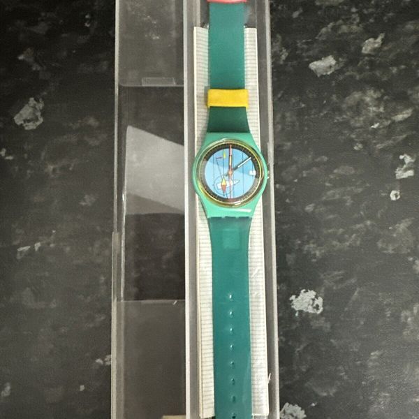 Swatch Watch GL400 Pago Pago. 1987. Very Good Working Condition. New ...