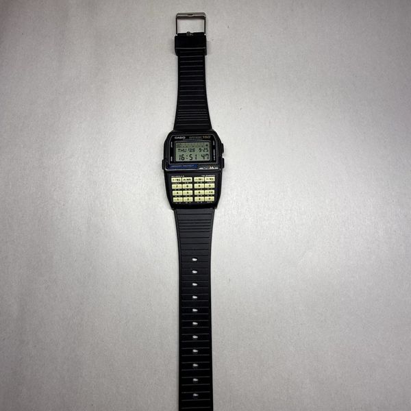 Vintage Casio Data Bank 150 Calculator Watch ILLuminator DBC-150 (1477 ...