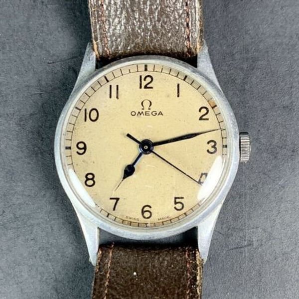 WWII Omega 6B/159 British Air Ministry Navigation Watch 30T2SC RAF WW2 ...