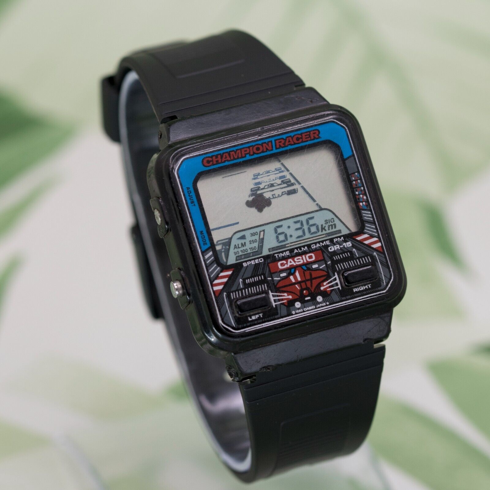 1990 CASIO GR-15 CHAMPION RACER GAME VINTAGE DIGITAL WATCH 1990 CASIO GR-15 CHAMPION RACER GAME VINTAGE DIGITAL WATCH