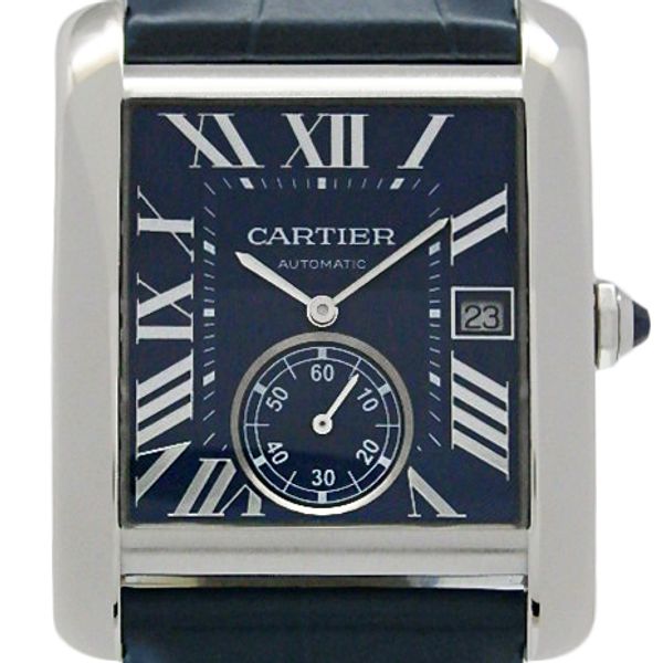 Cartier Cartier Tank MC WSTA0010 Men's Back Scale Automatic Blue Dial ...
