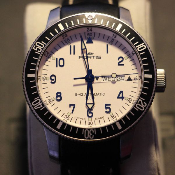 FS: Fortis Men's B-42 Diver 648.10.12 L.01 White Dial Automatic Date ...