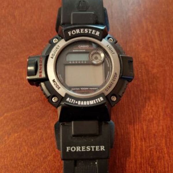 Vintage Casio Forester Alti Barometer Digital Watch FTS-100 Japan 2147 ...