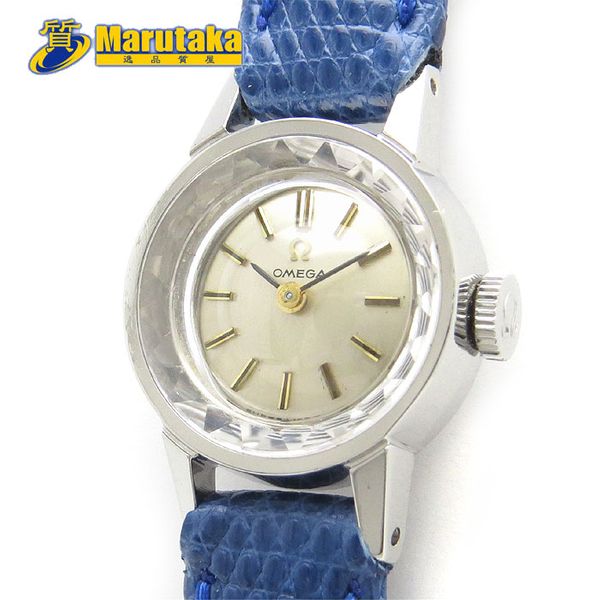 Omega Cut Glass Hand-wound Ladies 511 166 Cal.484 SS OMEGA Antique ...