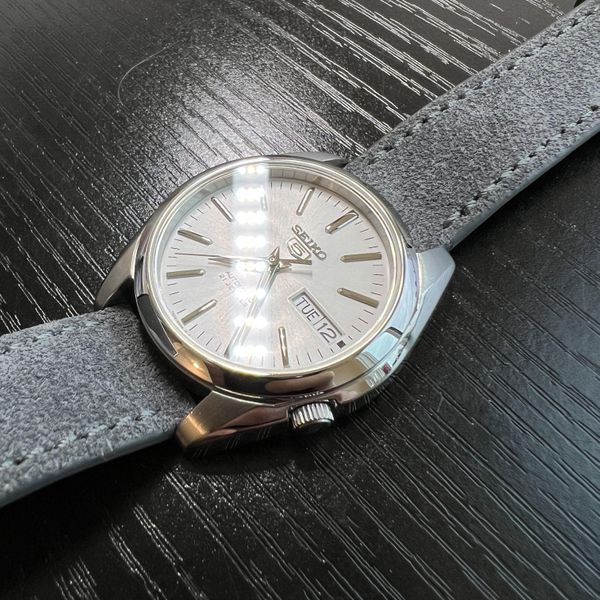 [WTS] Seiko SNKL41 w/ Grey Suede Strap | WatchCharts