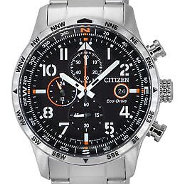 Citizen Eco-Drive Chronograph Black Dial 100M Men's Watch CA0790-83E ...