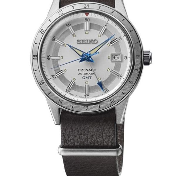 Seiko Presage Style 60s Laurel GMT 110th Anniversary Limited Edition ...