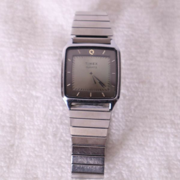 Men’s Vintage TIMEX L Cell LCD Illusion Wrist Watch Stainless Steel ...