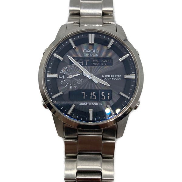 CASIO LINEAGE LCW-M600D-1BJF Solor Mens Watch Analog-Digital Black ...