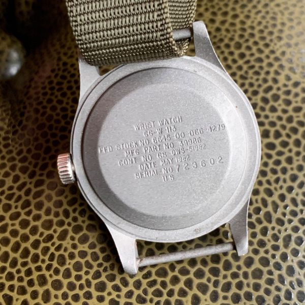 Hamilton GG-W-113 Hack US Military Stainless Steel Watch May 1982 ...