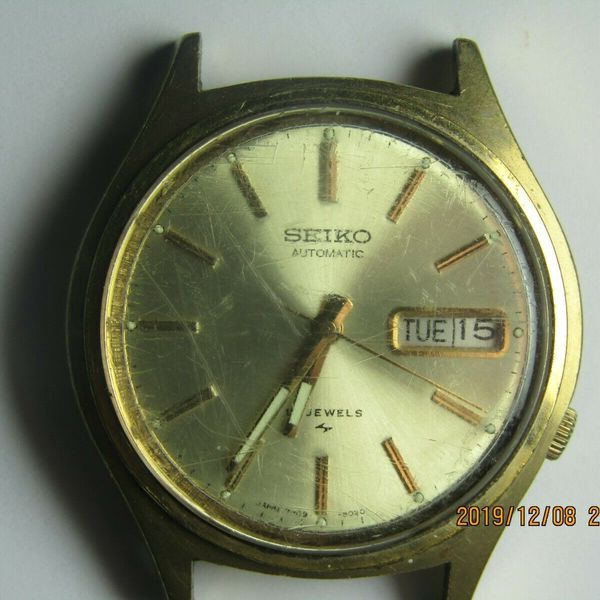 Vintage Men's Seiko 17 jewels Automatic watch 7009-8029 #95 | WatchCharts Marketplace