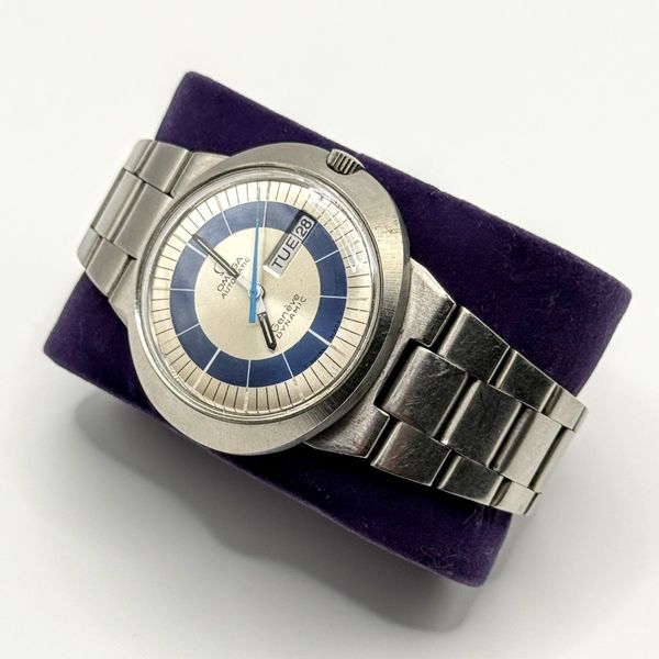 Vintage Omega Dynamic Geneve Automatic Day/Date Stainless Men's ...