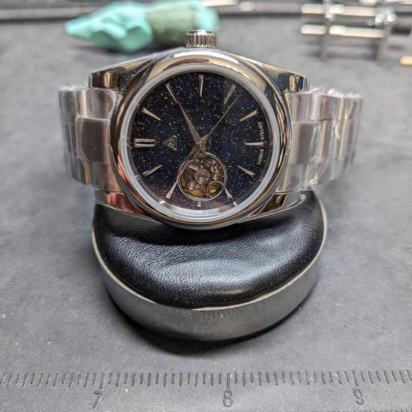 [WTS] Custom Watch Mod: "Starry Night" Open Heart - Seiko NH38 Auto ...