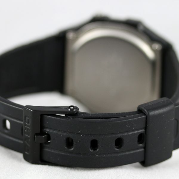 Casio F91W-1 Digital Watch 7 Year Battery Blue Black Microlight Classic ...