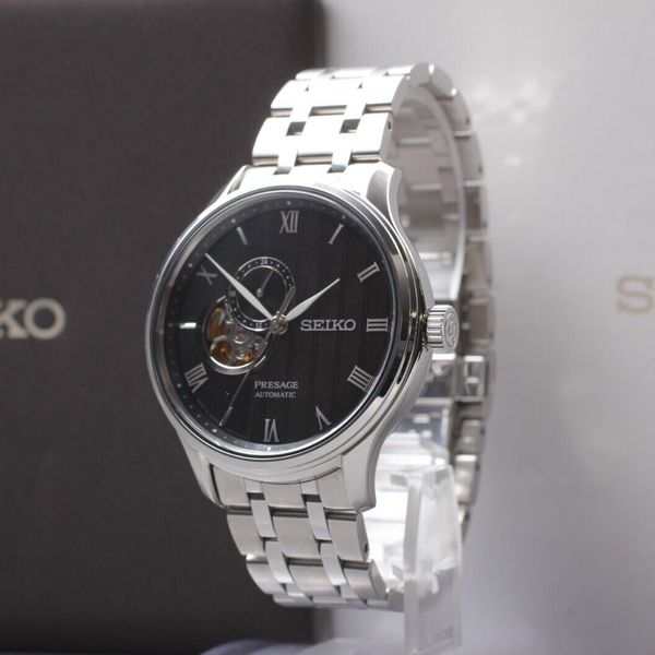 [Near MINT / Box] SEIKO Presage SARY093 4R39-00W0 Black Dial AT Mens ...