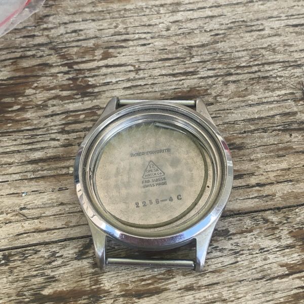 Vintage Omega 2256-4 Jumbo Steel Case | WatchCharts Marketplace