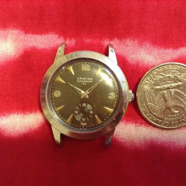 vintage watch mens CROTON buccaneer el Swiss B 22463 N81 mechanical ...