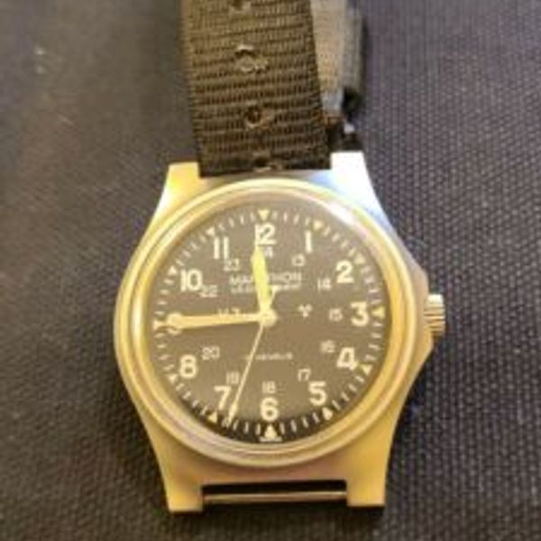 Marathon US Government military wrist watch GG-W-113 17 jewels Swiss ...