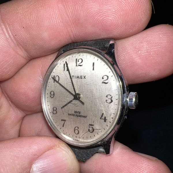 Men's Vintage Timex Manual wind watch with 2nd hand, As Is Water ...