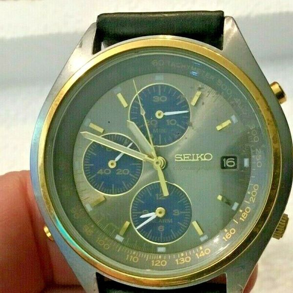 Seiko Men's Chronograph Wristwatch Working-7T32-7C69 | WatchCharts