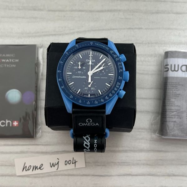 Swatch Mission To Neptune - Bioceramic Speedmaster Moonswatch ...
