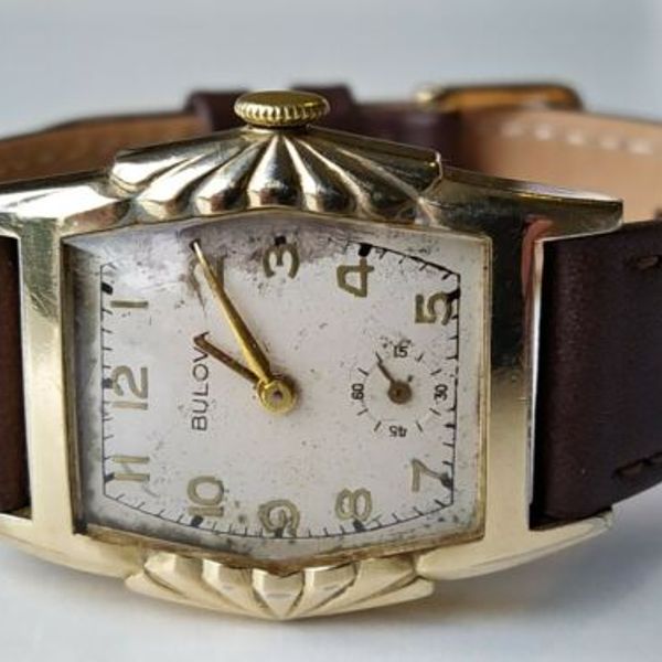 Vintage Rare Bulova Senator Gold Plated Manual Gents Watch 1950s ...