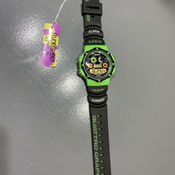 Rare Casio QGW- 10 Quattro Graph , vintage digital watch , 1990s ,,New ...