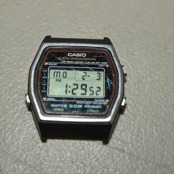 Casio W-23 W23 Mens Digital Watch Blue Marlin Japan Module 248 | WatchCharts Marketplace