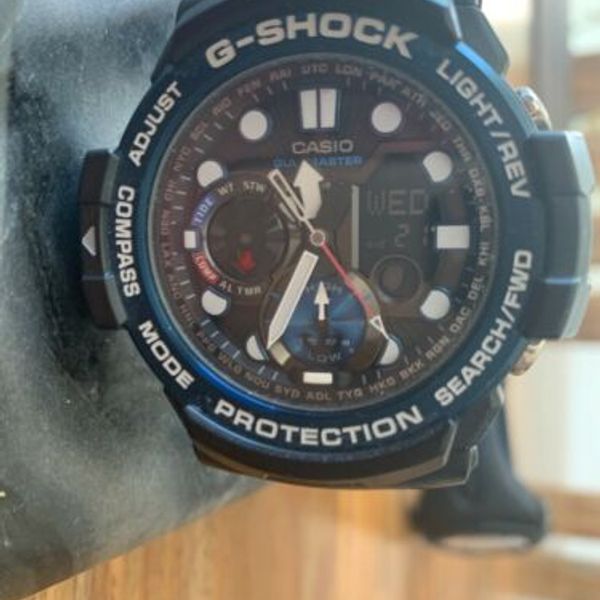 Casio Gulfmaster Master of G Men's Quartz Twin Sensor 53.5mm Watch ...