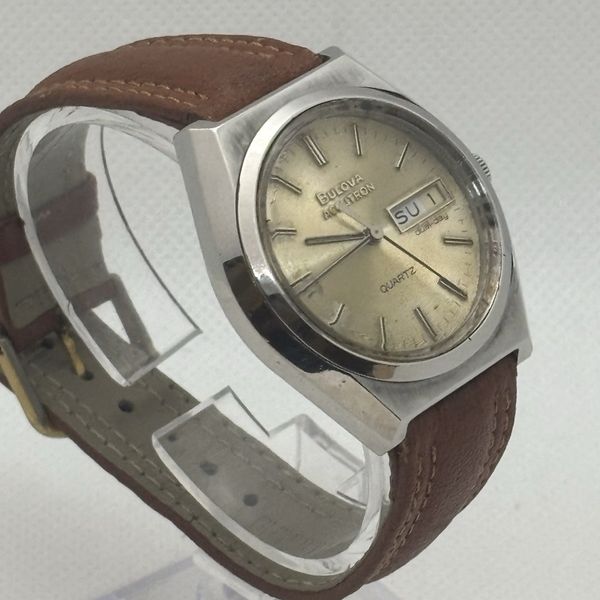1970s BULOVA Accutron Dual Day Quartz Watch Running | WatchCharts ...