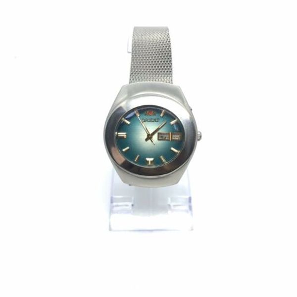 VINTAGE Men’s ORIENT RACER CRYSTAL 429-63640 AUTOMATIC 27 JEWEL DAY ...