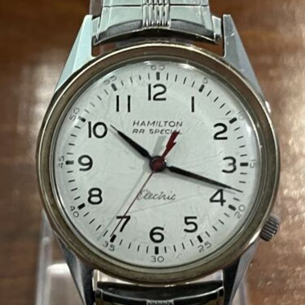 Cal 505 HAMILTON RR "Railroad" Special Grade Made USA 36mm Mens Watch ...