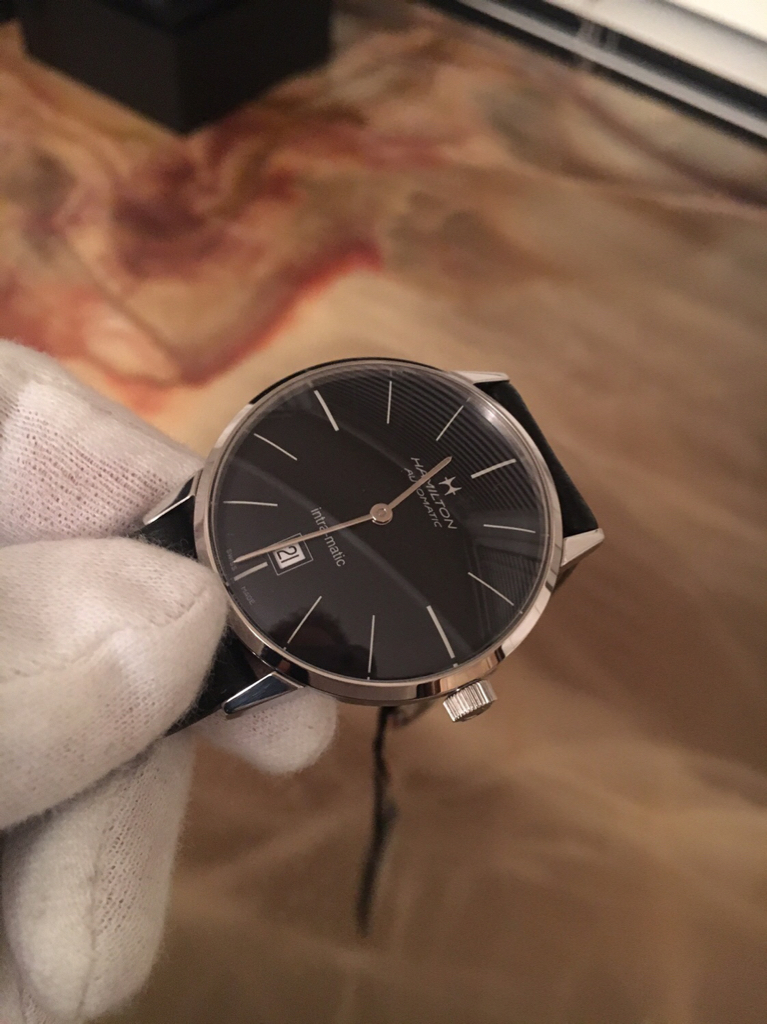 *MINT* 38mm Hamilton intramatic / intra-matic/ intra matic black ...