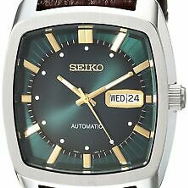 Seiko Men's Recraft Series Automatic Leather Casual Watch (Model ...