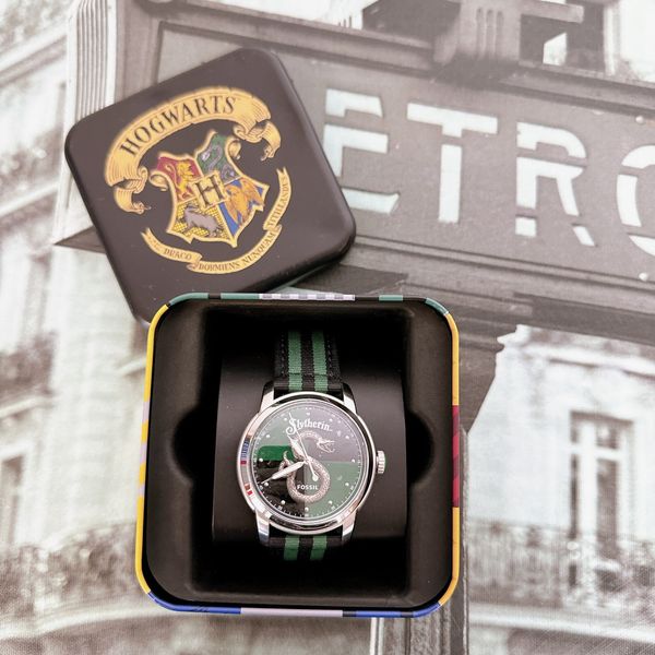 FOSSIL LE1161 Limited Edition Harry Potterâ ¢ Three-Hand Slytherinâ ...