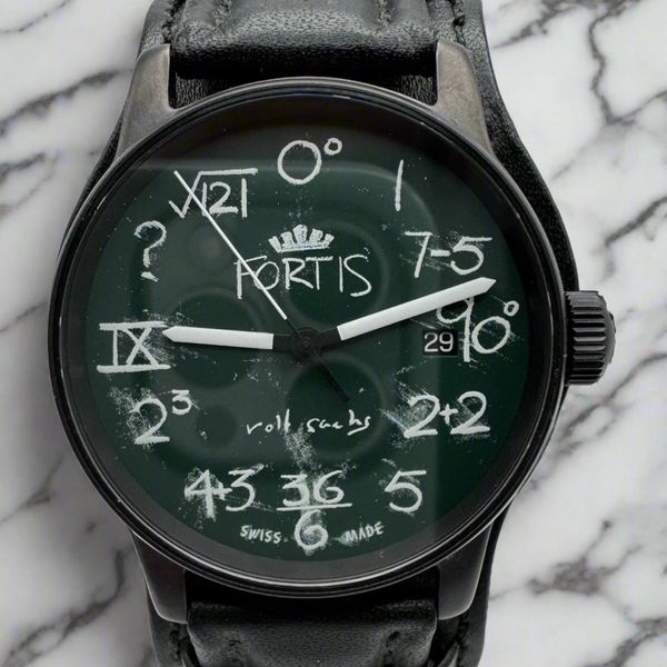 [WTS] Fortis Grenchen PVD Rolf Sacks Hand Made Green Chalk Dial Ltd ...