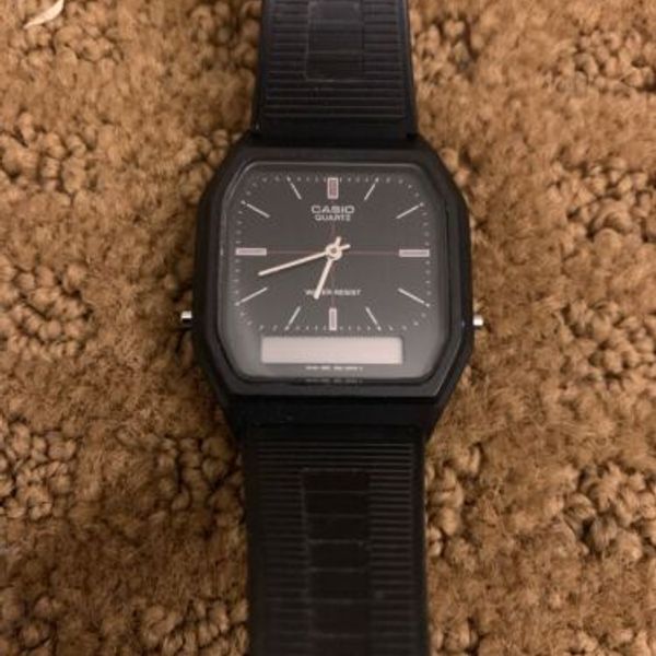 Vintage Men’s Casio AQ-8W Watch Module 308 Rare Work Condition Quartz ...