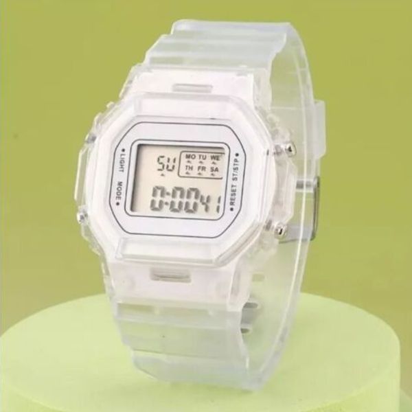 Limited Edition Clear Digital Watch Styled On Casio - Synoke Brand ...