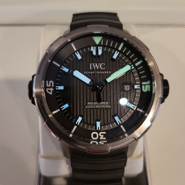 [$5,500 USD] IWC Aquatimer 2000 Titanium, box papers, recent service ...
