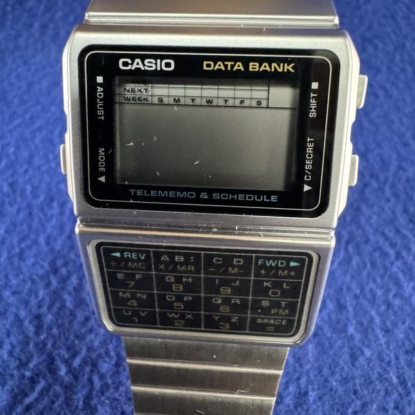 Vintage Casio DBC-610 Digital Data Bank Mens Watch Working Original ...