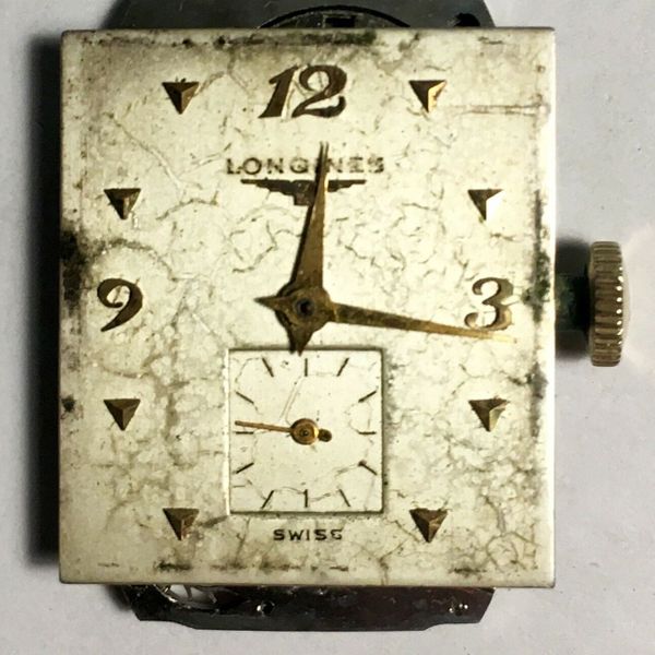 VINTAGE LONGINES 9LT MOVEMENT DIAL HANDS & CROWN RUNNING WELL ...
