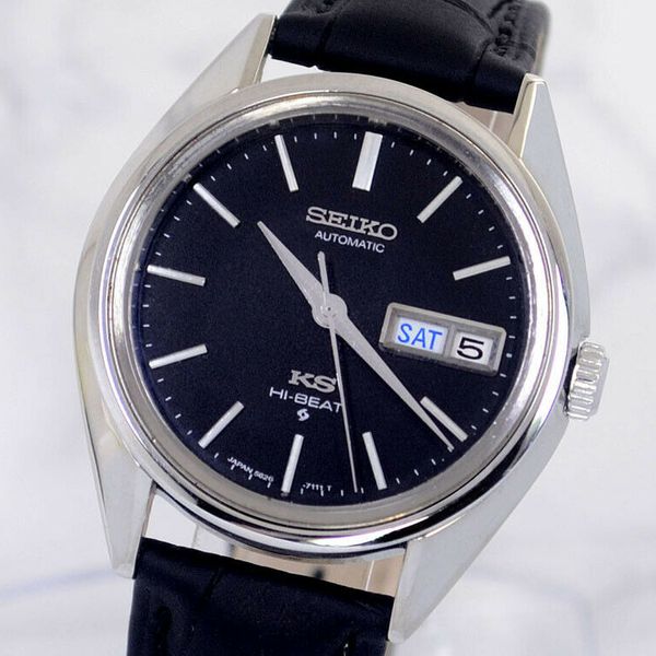 VINTAGE KING SEIKO KS AUTO HI BEAT DAY&DATE 5626 7111 BLACK DIAL MEN'S WATCH | WatchCharts ...