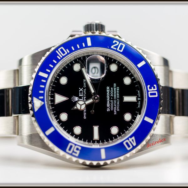 FSOT:BNIB Rolex 126619LB White Gold SUBMARINER Blue Bezel 2021 FULL SET ...