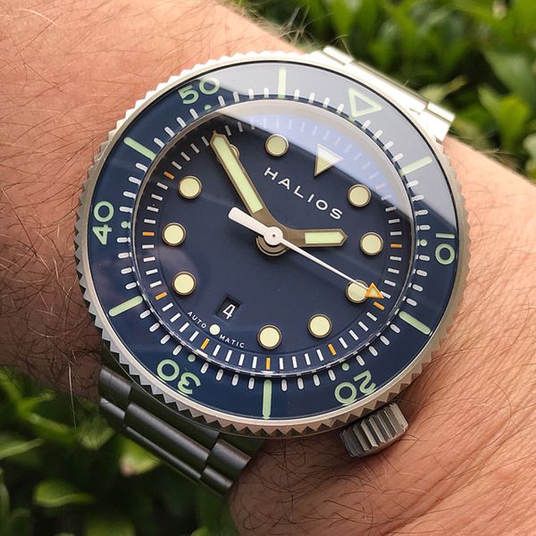 Halios Puck II Blue Dial - Full Kit | WatchCharts